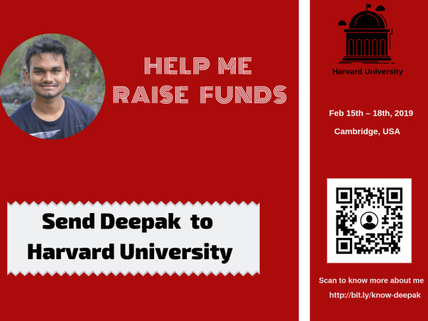 Help Deepak Attend Harvard College Conference 2019(HPAIR)