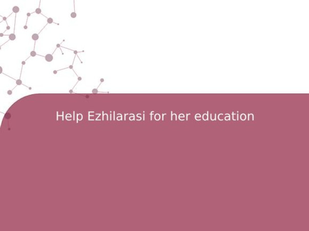 Help Ezhilarasi for her education