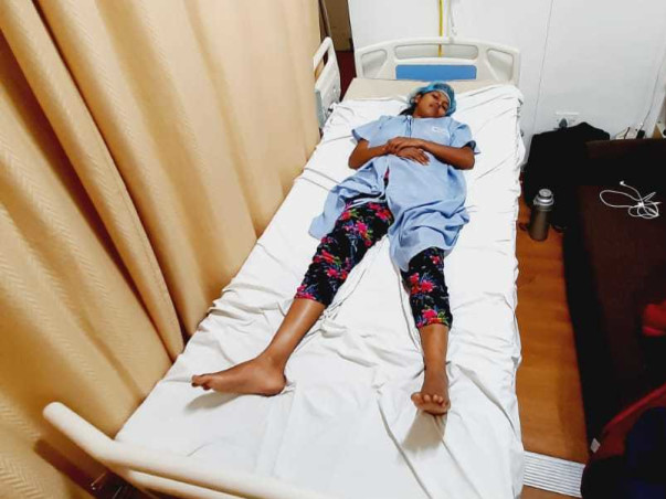 Support Indu Rani Recover From Hip Joint Disease