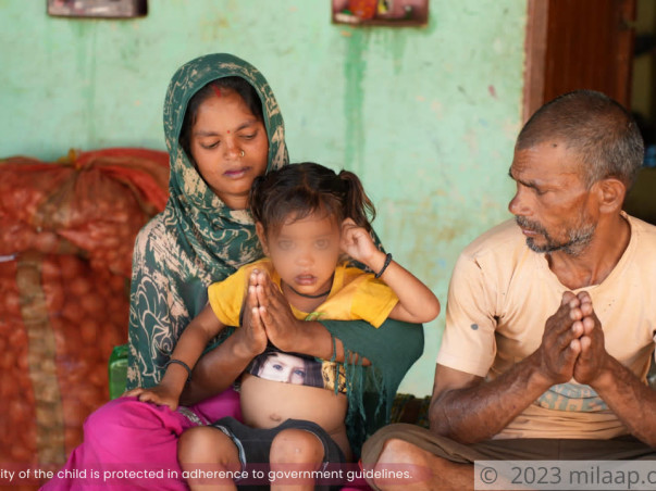 People Blame Poor Parents For their Daughter’s Growing Tumour