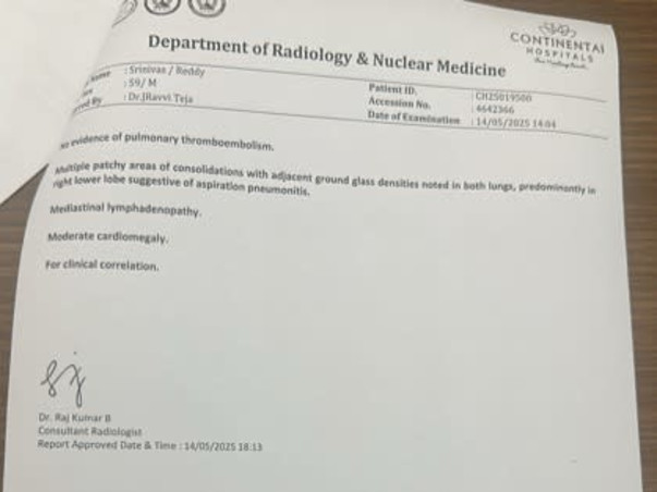 Support P Srinivas Reddy fight/recover from Brain Stroke