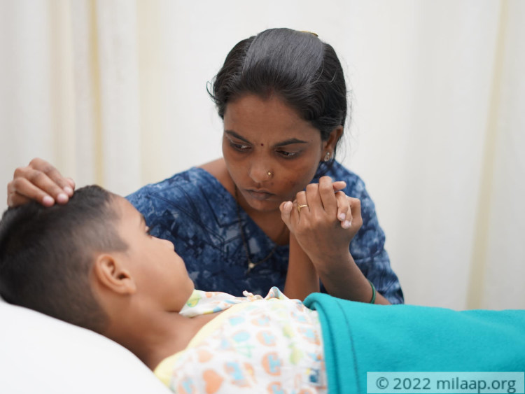 A small cut turned into a large open wound