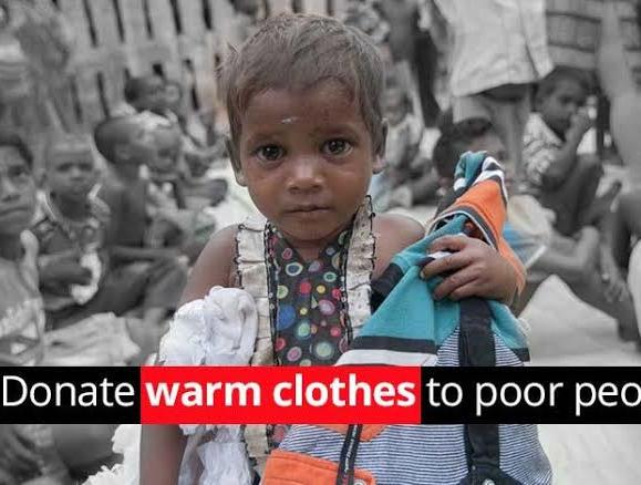 donating clothes to poor